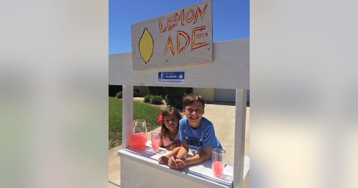Kids start lemonade stand to help neighbor whose house burned down ...