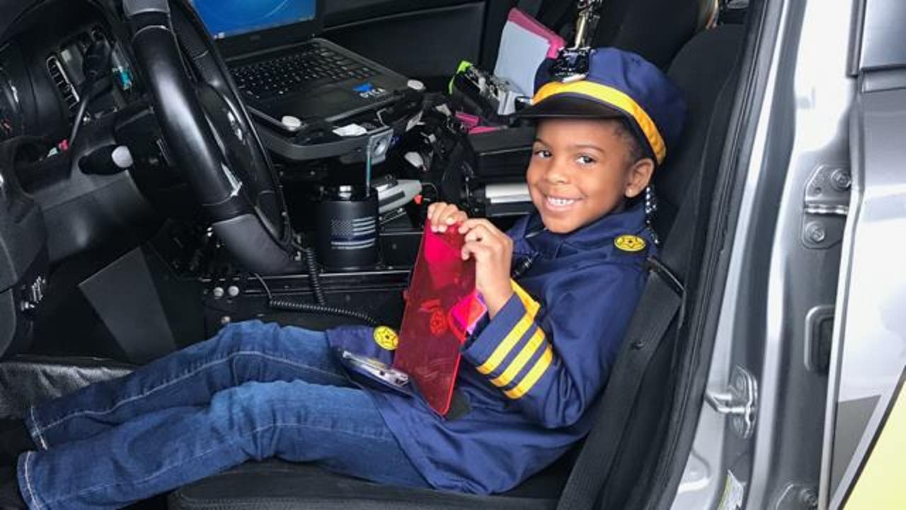 Little girl becomes Hapeville police officer for a day