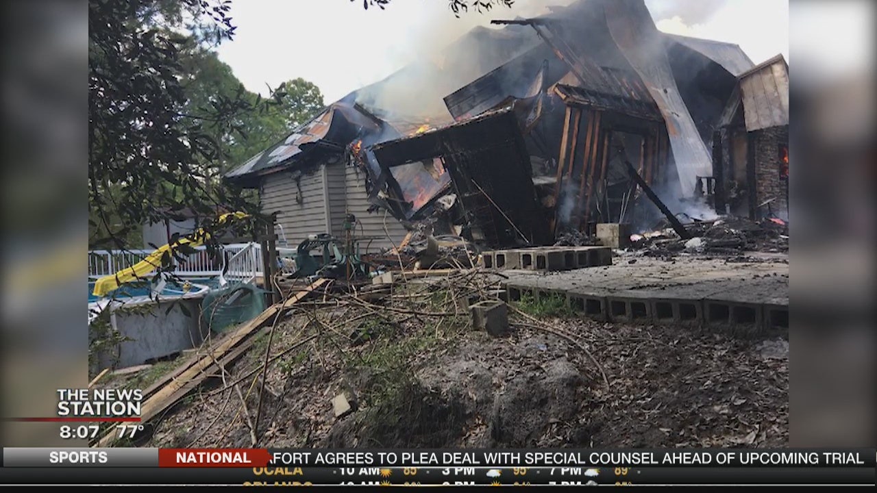 Fire destroys Mims home | FOX 35 Orlando