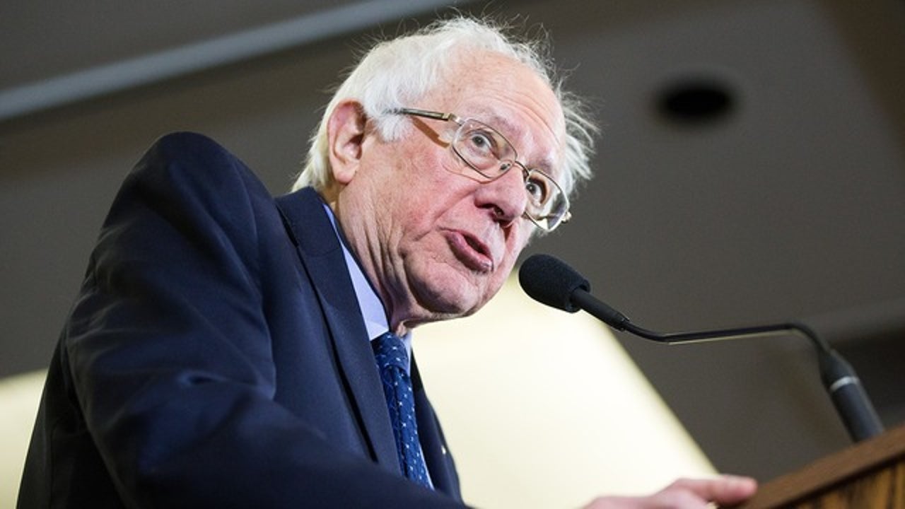 Bernie Sanders displays transgender pride flag outside office | FOX 35 ...