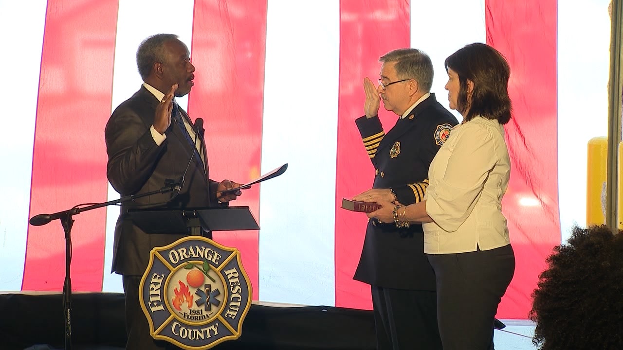 New Orange County fire chief takes oath | FOX 35 Orlando