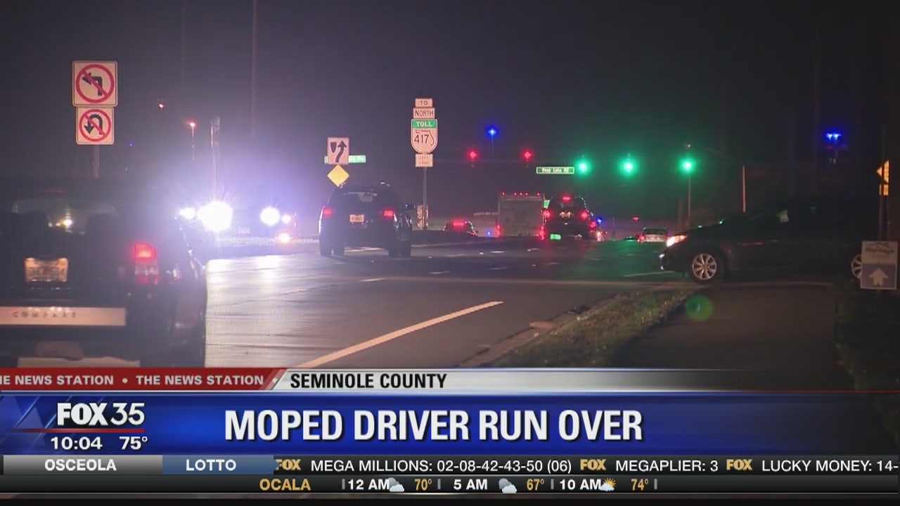 Moped Driver Run Over Dragged Down Street In Hit And Run