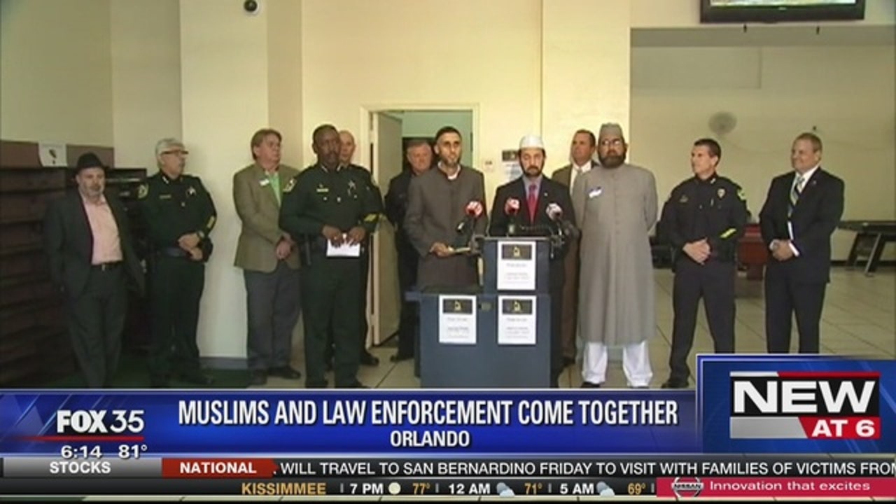 Local Muslim leaders and law enforcement uniting against violence