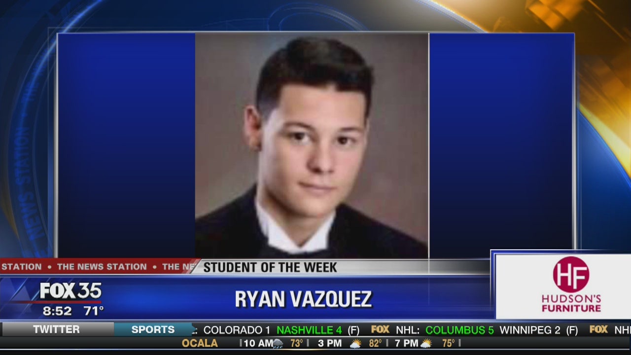 Student of the Week: Ryan Vazquez | FOX 35 Orlando