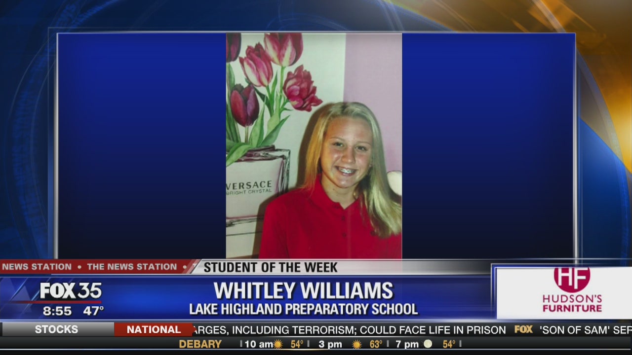 Student of the Week: Whitley Williams | FOX 35 Orlando