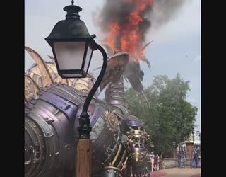maleficent dragon fire