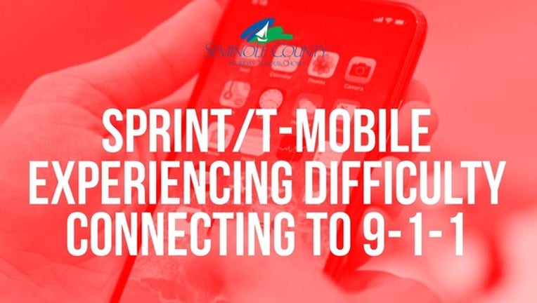 Sprint and T-Mobile experiencing 911 outage in Seminole County | FOX 35 ... Sprint and T-Mobile experiencing 911 outage in Seminole County | FOX 35 ...