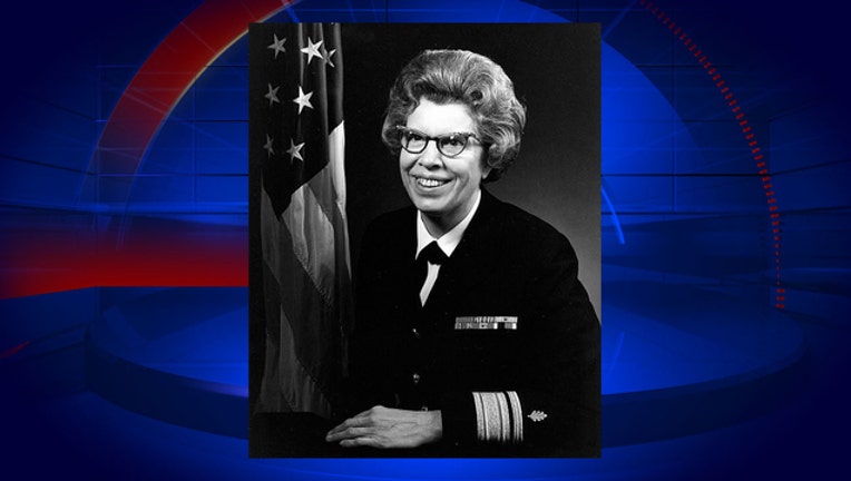 Navy's first female admiral has died