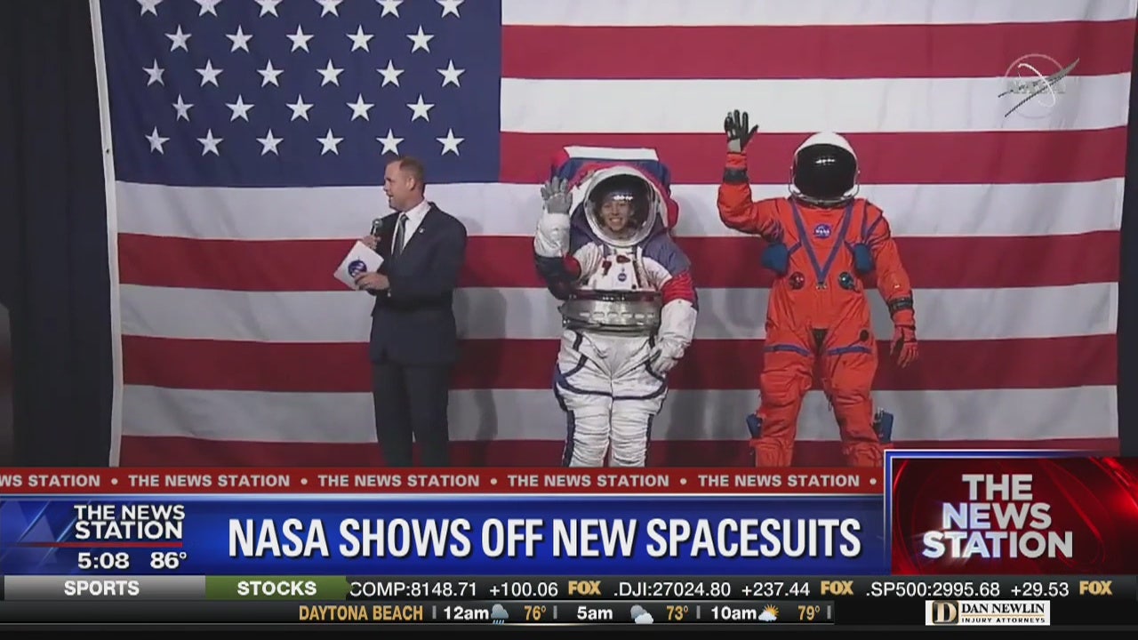NASA unveils new spacesuits