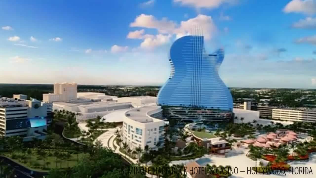 Guitar-shaped Hard Rock Hotel opens in South Florida | FOX 35 Orlando