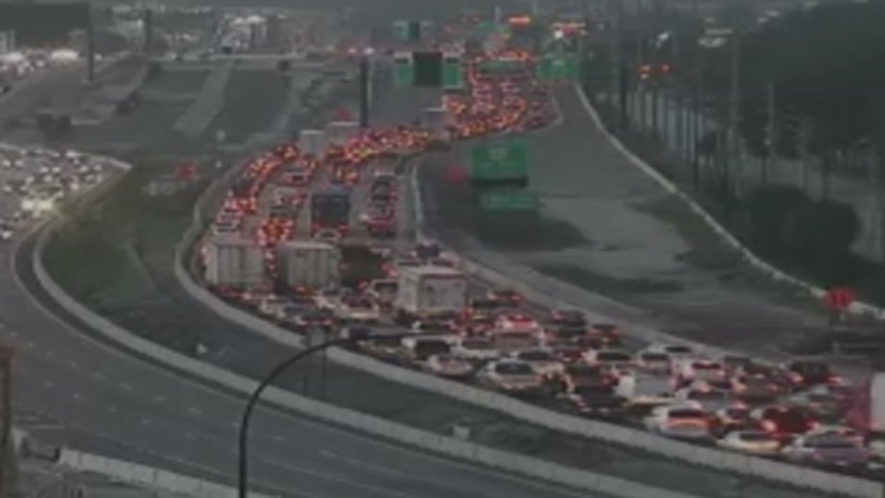 Patrol car crash on I-4 causes backups near Lee Road | FOX 35 Orlando