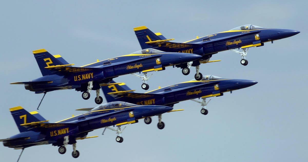 U.S. Navy's Blue Angels to fly over 2 Florida cities to honor ...