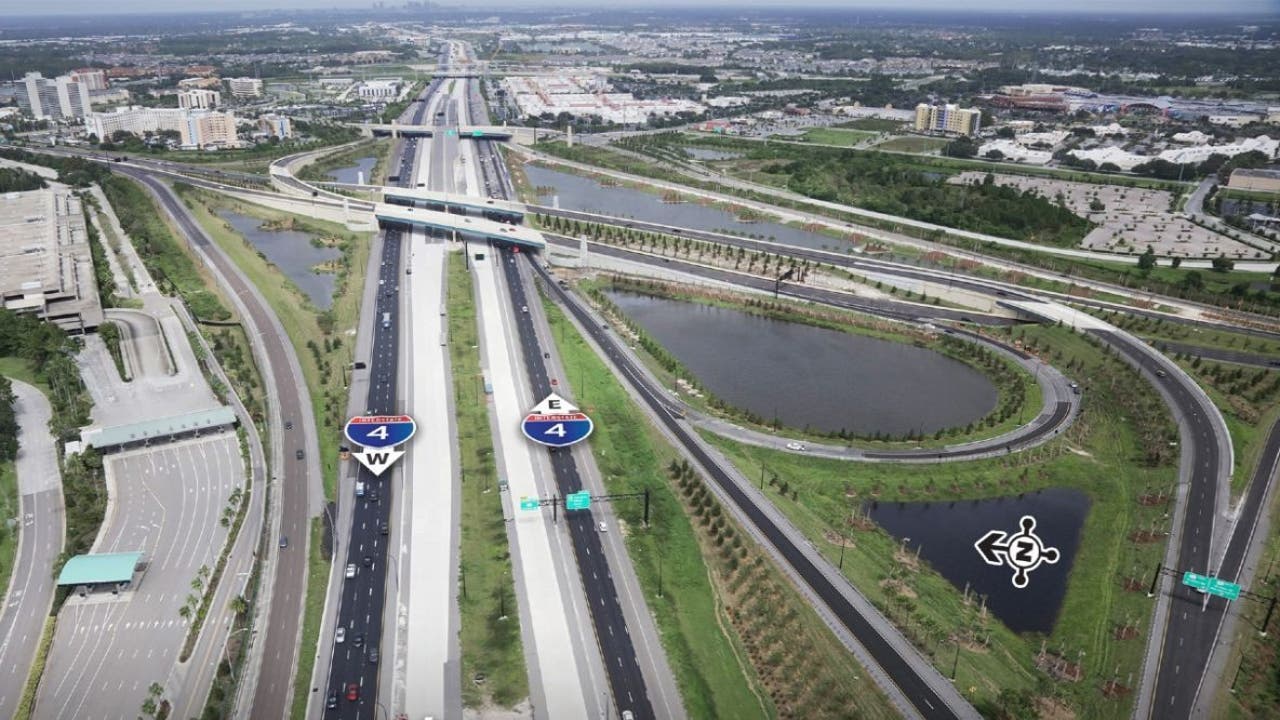New entrance ramp to I-4 at Kirkman Road to open this week | FOX 35 Orlando