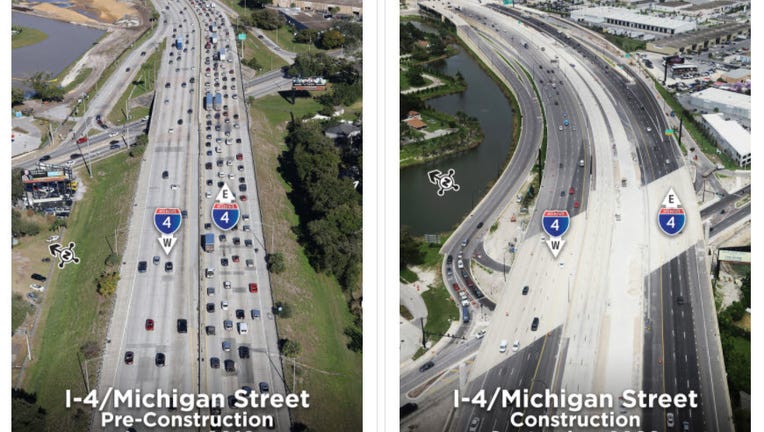 Michigan Street eastbound I-4 ramp reopens; Kaley Avenue ramp closes ... Michigan Street eastbound I-4 ramp reopens; Kaley Avenue ramp closes ...
