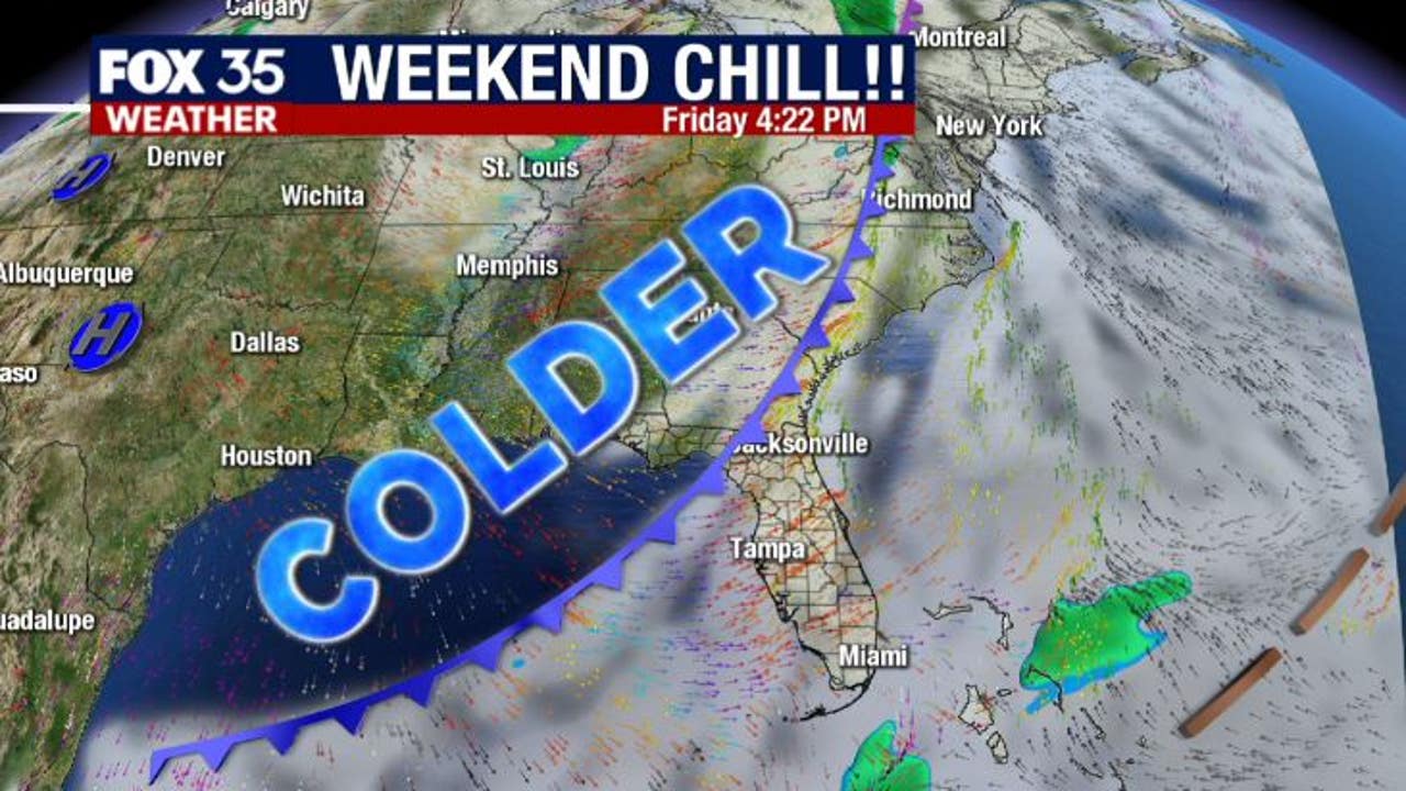 Series of cold fronts incoming, temps to drop into the 30s and 40s this ...