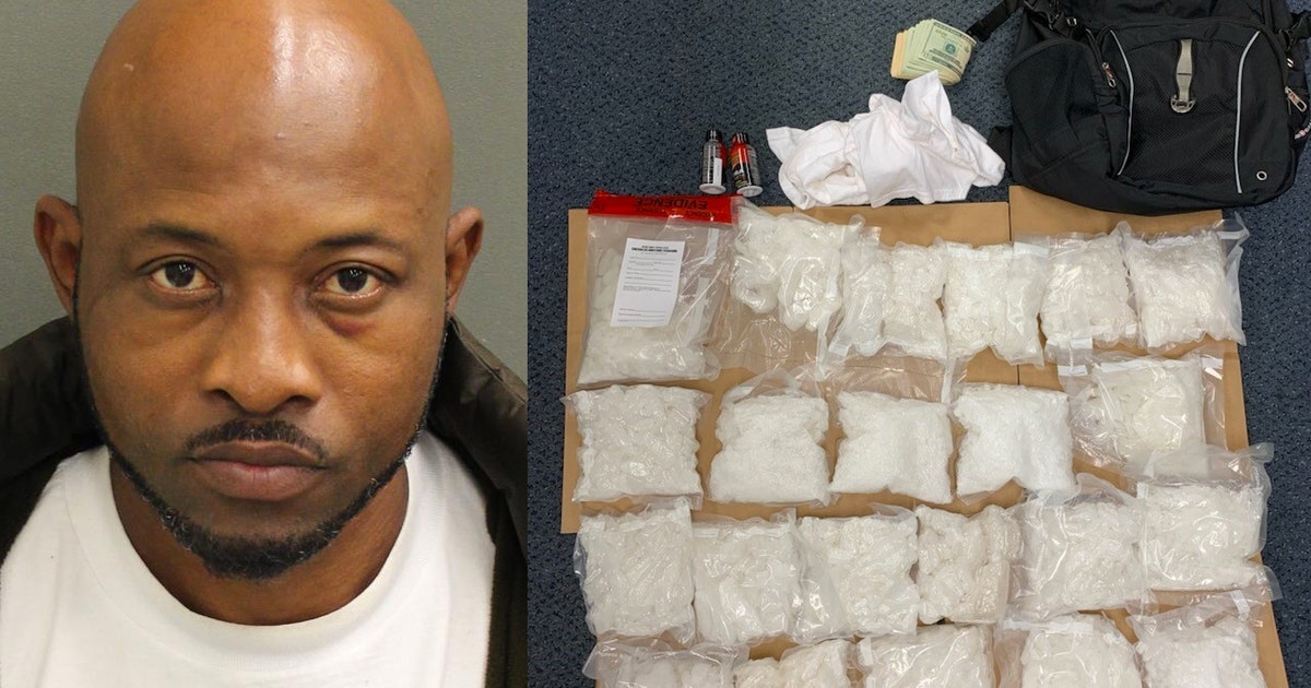 Police: Over $500K worth of meth found on man during layover at Orlando ...