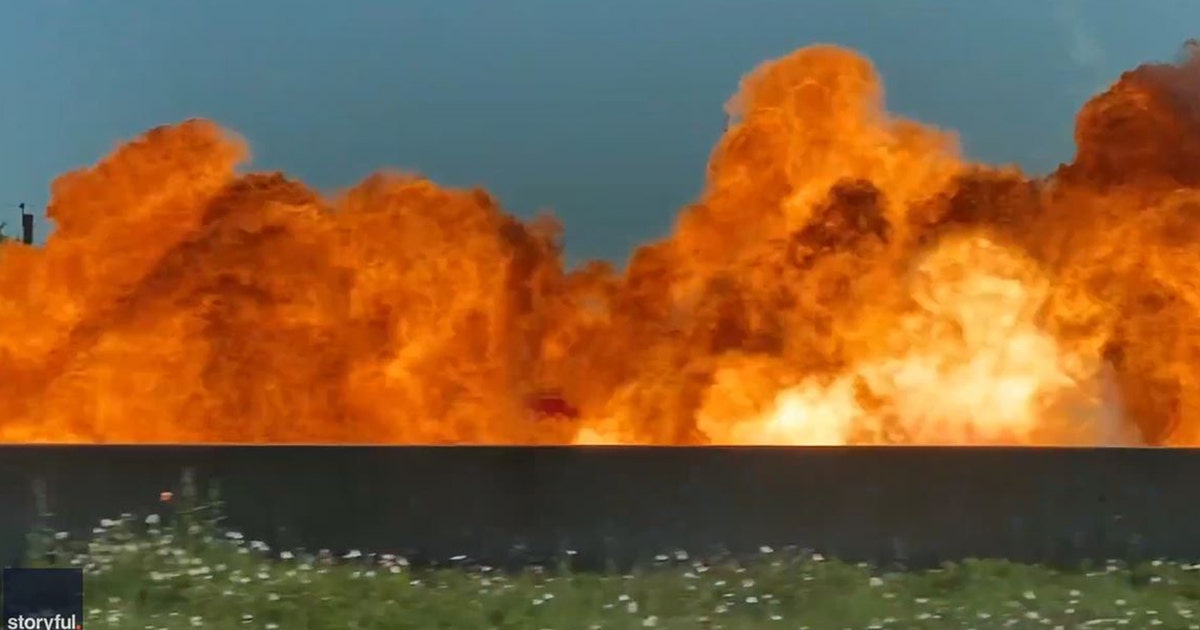 ‘Something out of Hollywood’: Car explodes into flames on Texas highway ...
