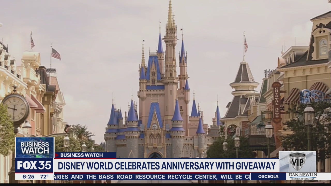 Disney World celebrating anniversary with giveaway