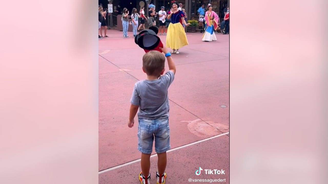 Video of Florida 4-year-old tipping his hat to Disney princesses goes ...