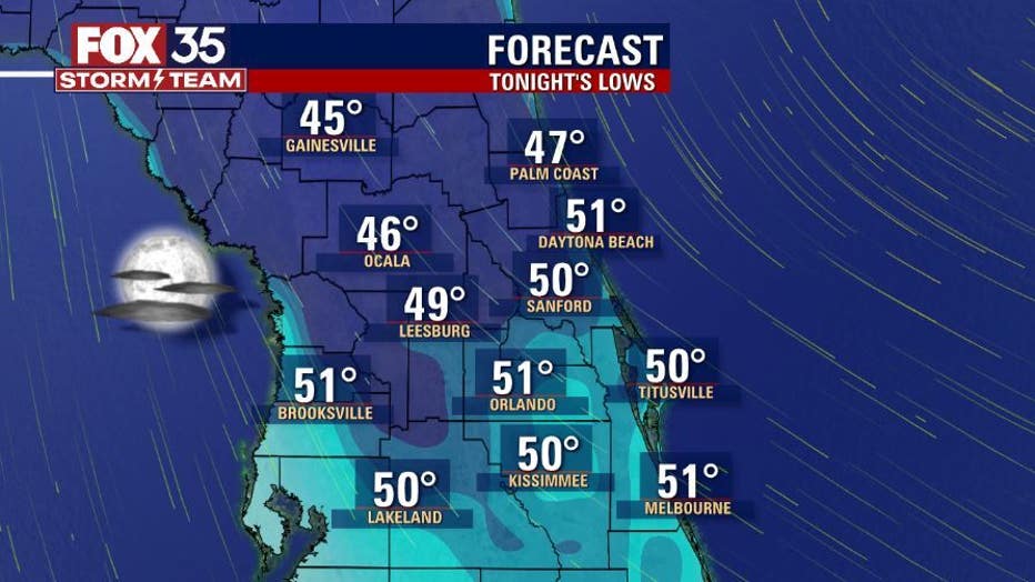 Coldest weather of the season moves into Central Florida | FOX 35 Orlando