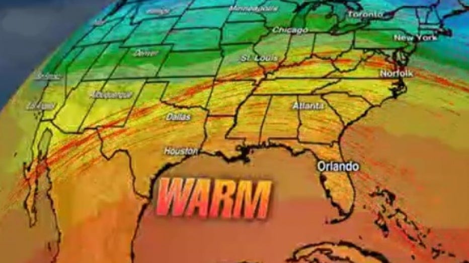 Long-range forecast models indicate potentially warm holiday season ...