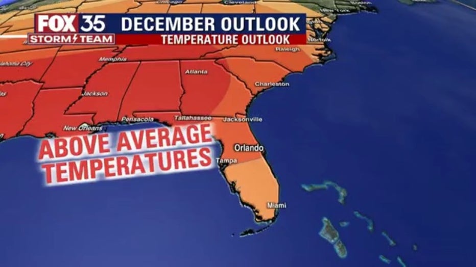 Long-range forecast models indicate potentially warm holiday season ...