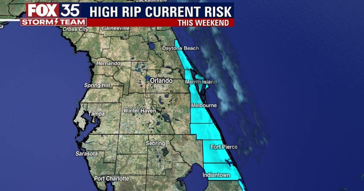 High risk of life-threatening rip currents at Central Florida beaches ...