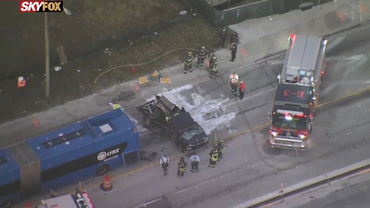 Crash involving Lynx bus shuts down Orange Blossom Trail | FOX 35 Orlando