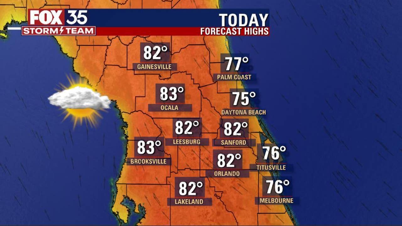 Warm trend continues in Central Florida before weekend weather changes ...