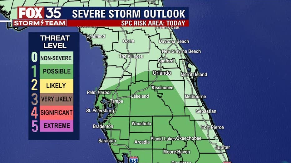 Strong storms with hail, lightning possible for Central Florida this ...