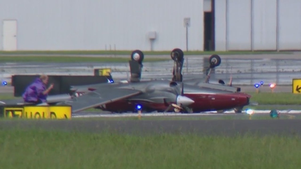Owner of one of the planes that flipped at Orlando Executive Airport ...