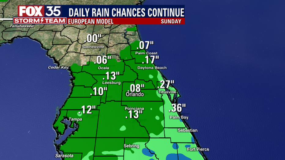 Orlando Weather Forecast: Rain chances decrease in portions of Central ... Orlando Weather Forecast: Rain chances decrease in portions of Central ...
