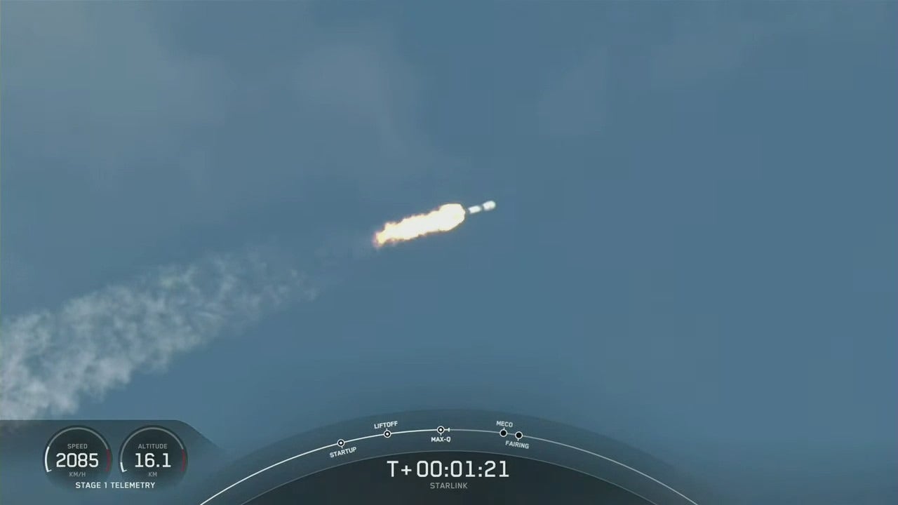 Watch: SpaceX successfully launches Starlink satellites to space from ...