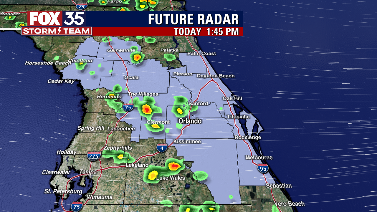 Orlando Weather Forecast: Warm Sunday with rain possible | FOX 35 Orlando