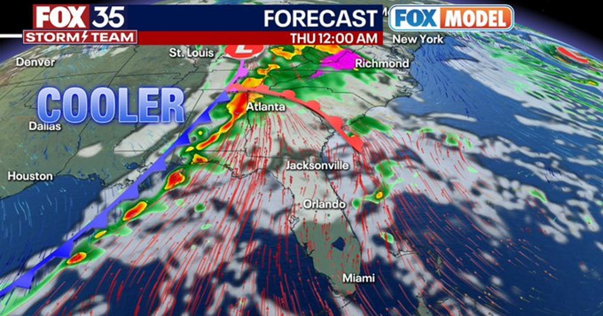 Orlando Weather Forecast: Cold front to drop temps, bring rain and ...