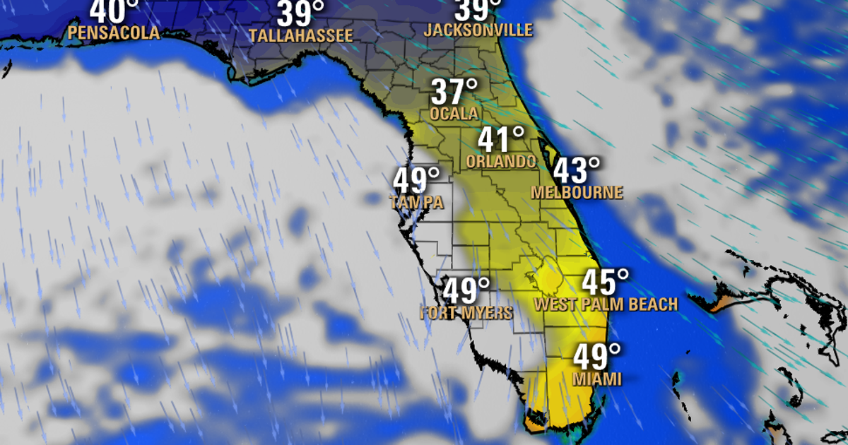 Orlando weather: Warm weekend before cold front brings bone-chilling ...