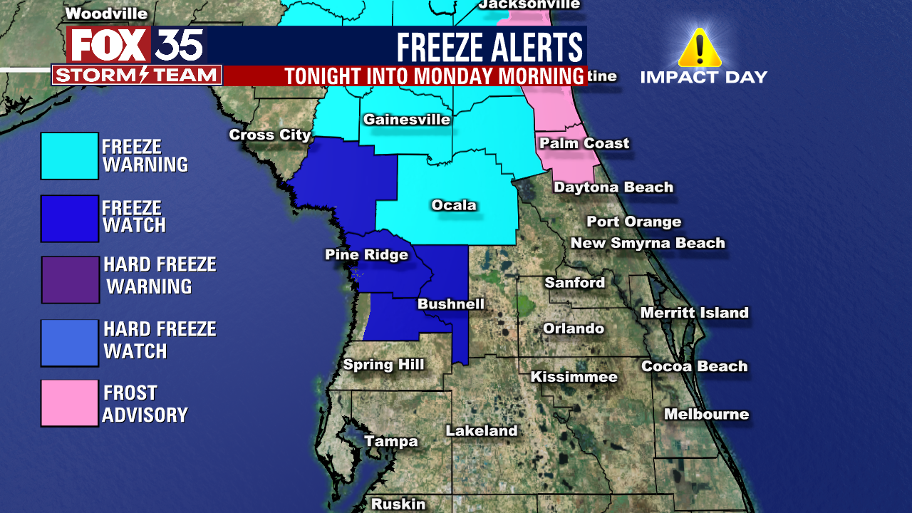 Orlando Weather Forecast: Chilly temperatures continue across Central ...