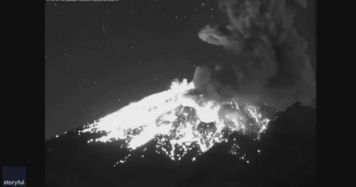 Video shows violent eruption of Mexico's Popocatepetl volcano | FOX 35 ...