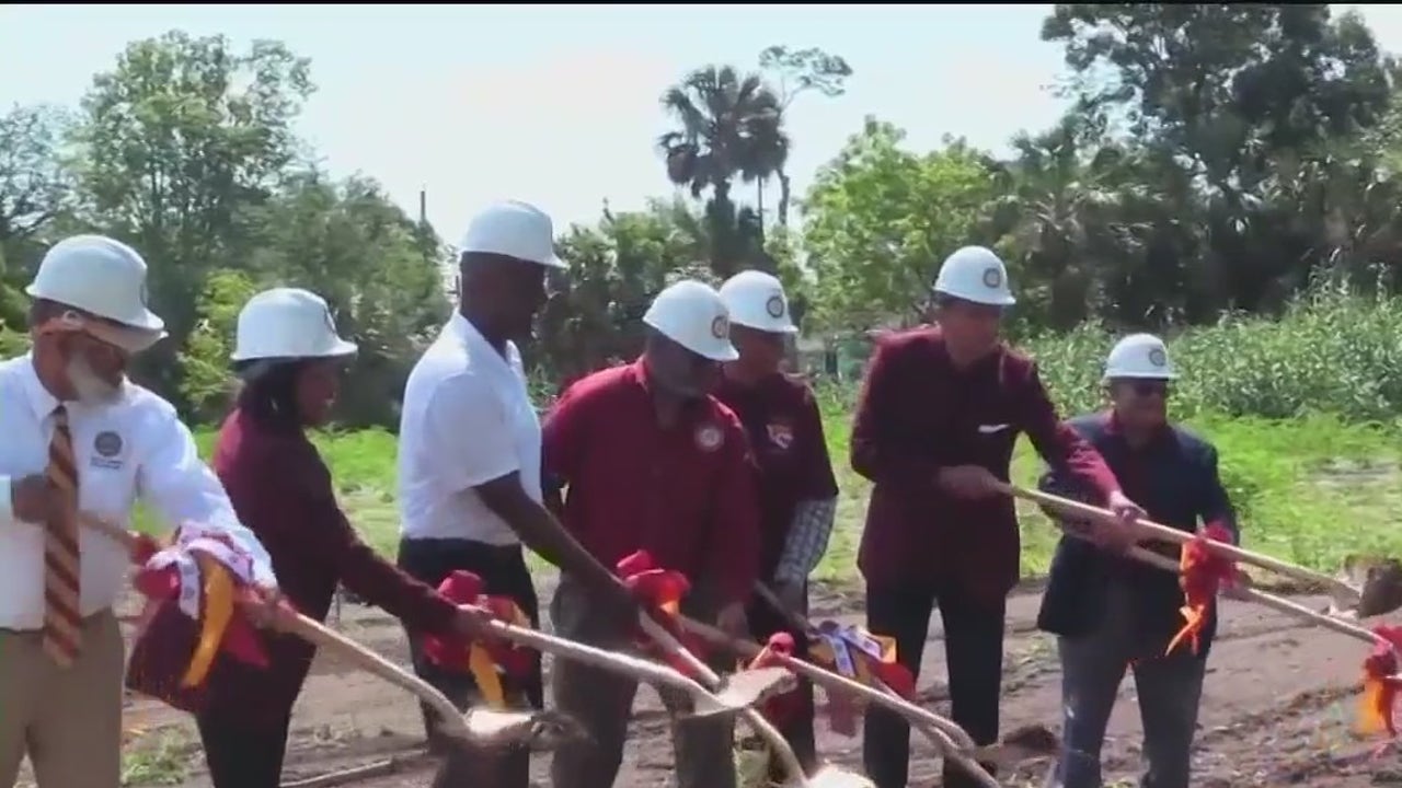 BCU celebrates 100 years of football with new practice field | FOX 35 ...