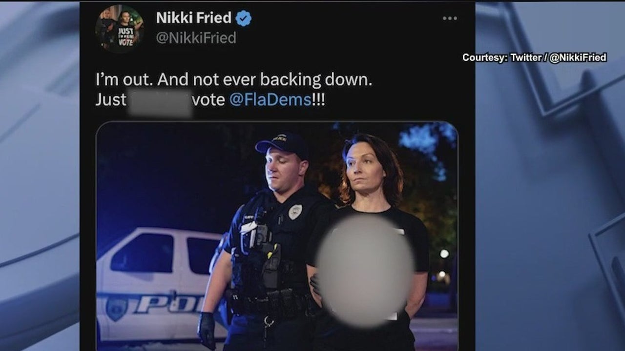 Nikki Fried arrested during Florida abortion protest against 6-week ban ...