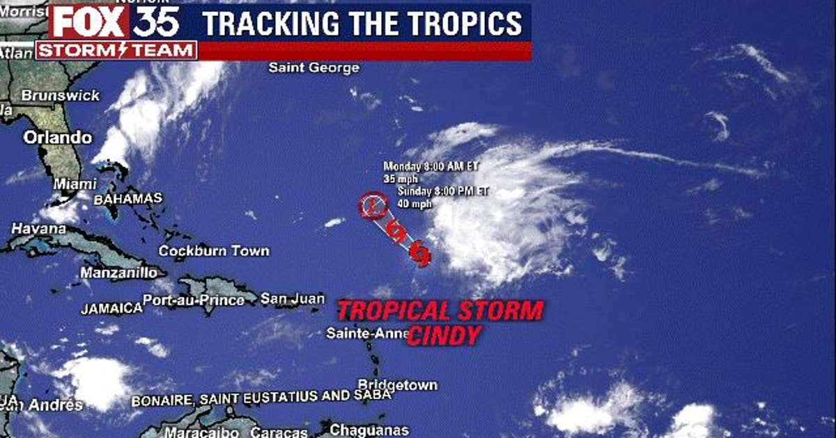 National Hurricane Center continuing to track Tropical Storm Cindy in ...