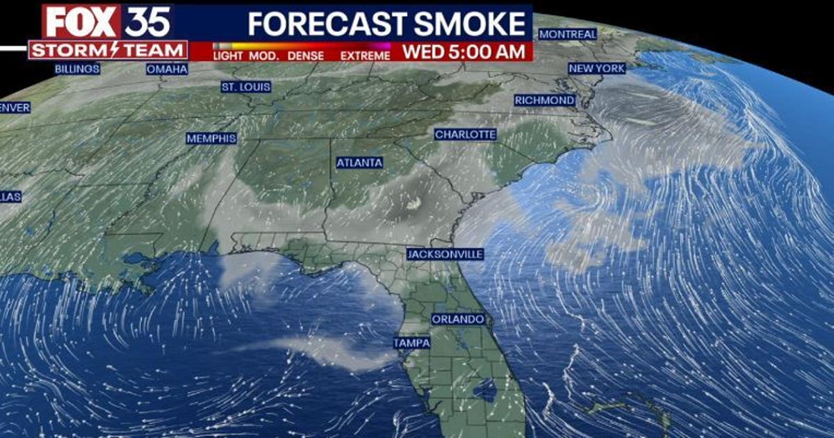Canada wildfire smoke map: Could smoke from Canada fires make it to ...
