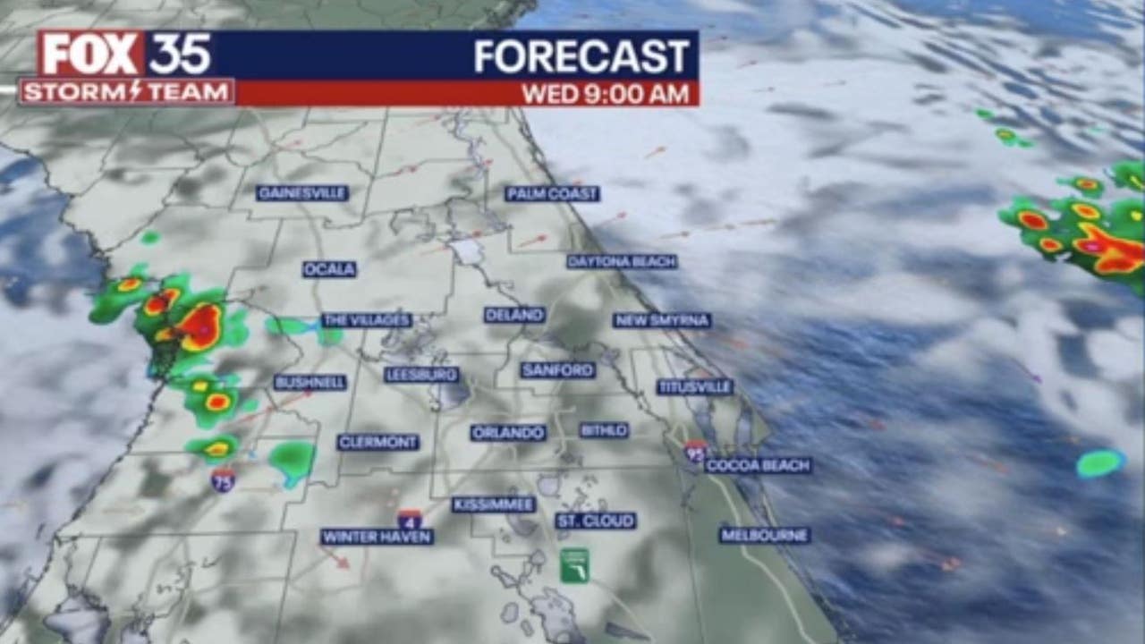 Orlando weather: Steamy start to Wednesday with evening seabreeze ...
