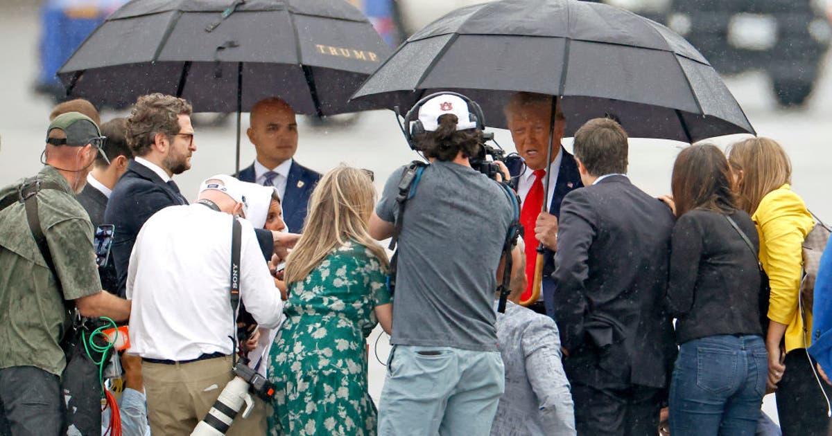 'Very sad day for America': Trump speaks after pleading not guilty in ...