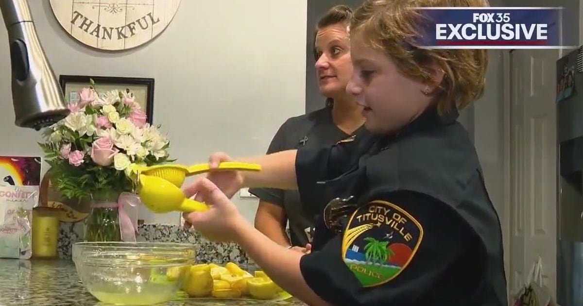 Florida girl selling lemonade to raise funds in fight against rare ...