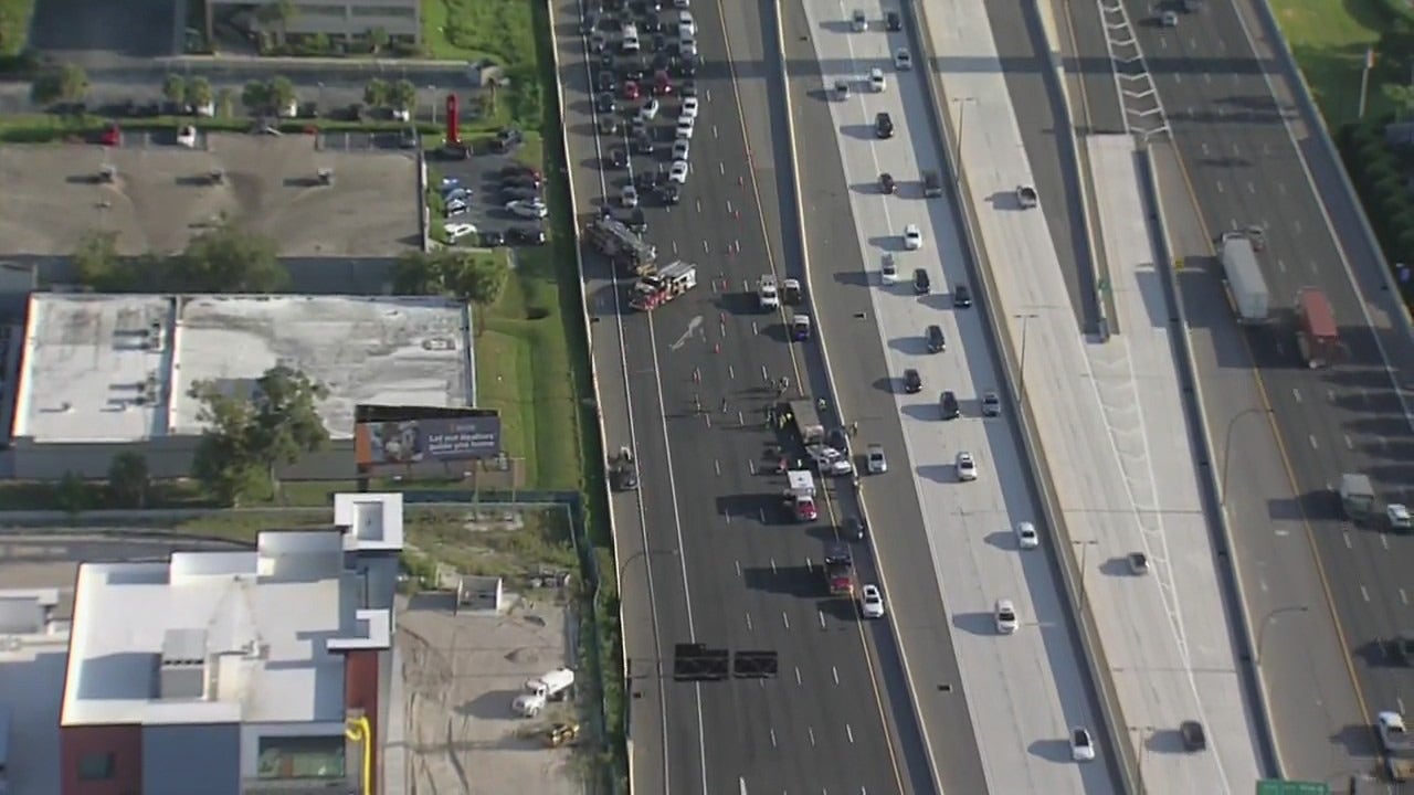 Lanes of I-4 back open after crash causes backups in Winter Park | FOX ...