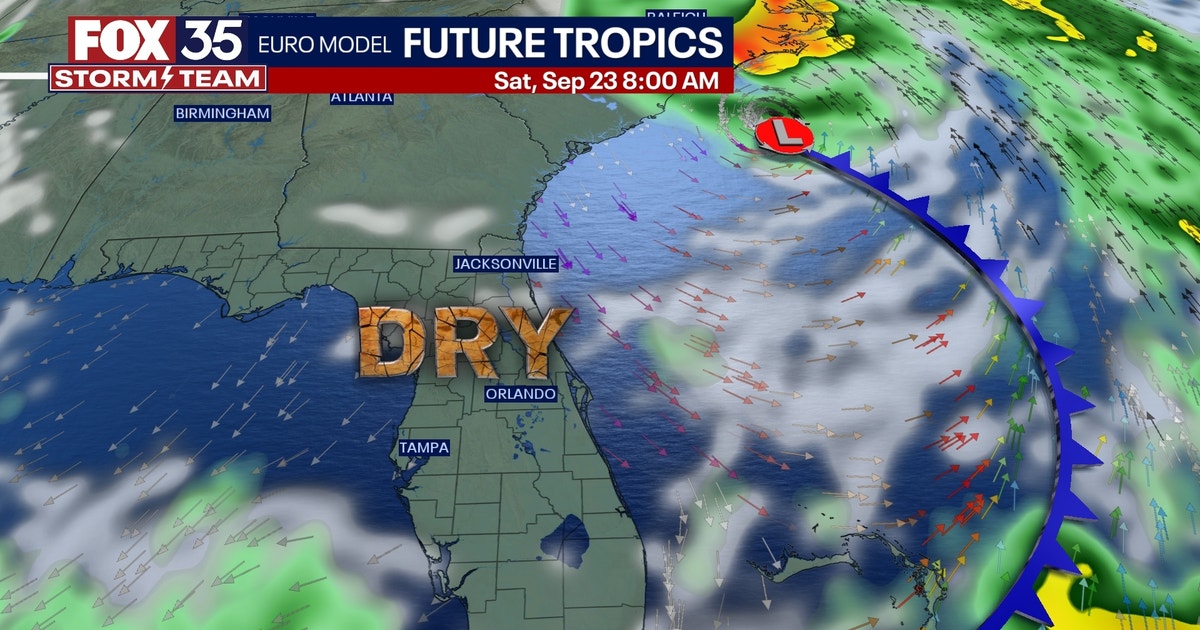 Storms chances thin out as dry air settles over Central Florida this ...