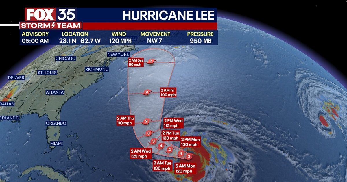 Hurricane Lee forecast to ramp up strength again, bring impacts to ...
