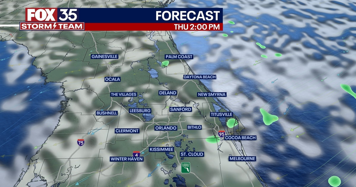 Orlando weather: Mix of sun and clouds with a few showers along the ...