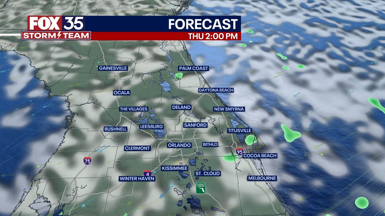 Orlando weather: Mix of sun and clouds with a few showers along the ...